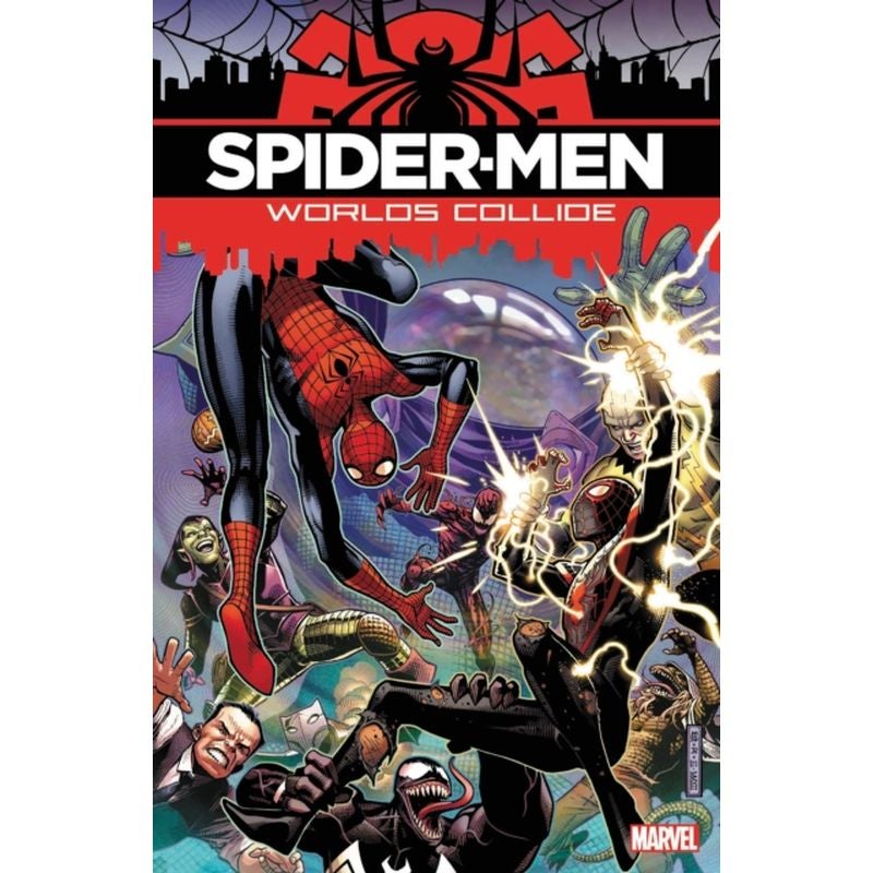 SPIDER-MEN WORLDS COLLIDE TP | Proud Lion Comics and Games