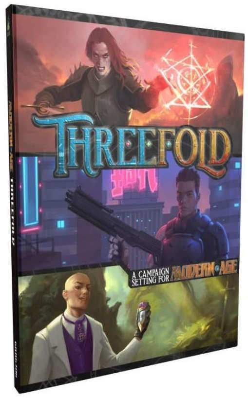 MODERN AGE RPG THREEFOLD SOURCEBOOK | Proud Lion Comics and Games